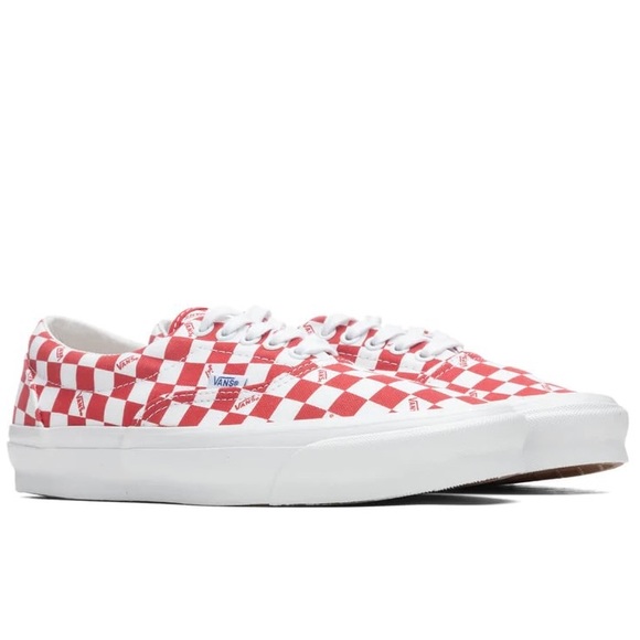 Vans | Shoes | Nwt Vans Og Era Lx Lace Up Sneakers In Red Logo ...